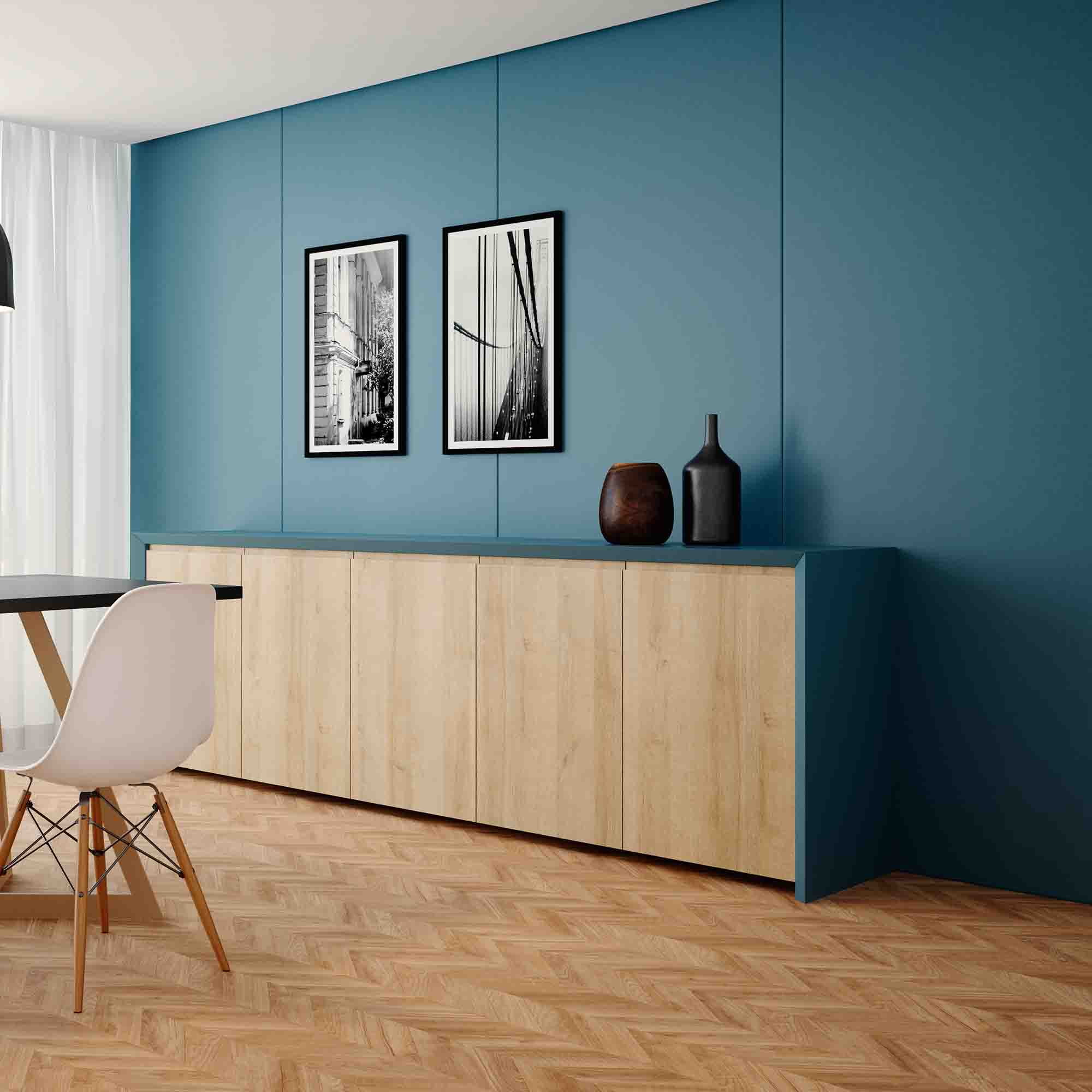 MDF Azul Secreto 2,75x1,84m Essencial - Duratex - GMAD